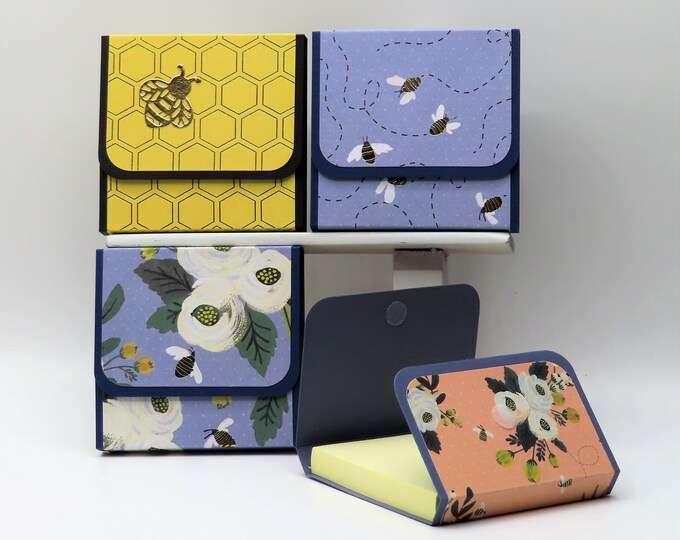 Bees Sticky Note Pads 9 - Set of 4, Sticky Notepads - Etsy