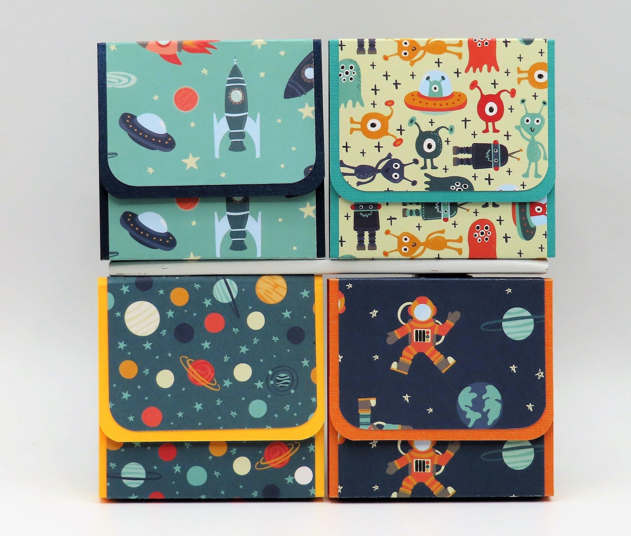 Outer Space Sticky Note Pads 1 Set of 4 Sticky Notepads | Etsy