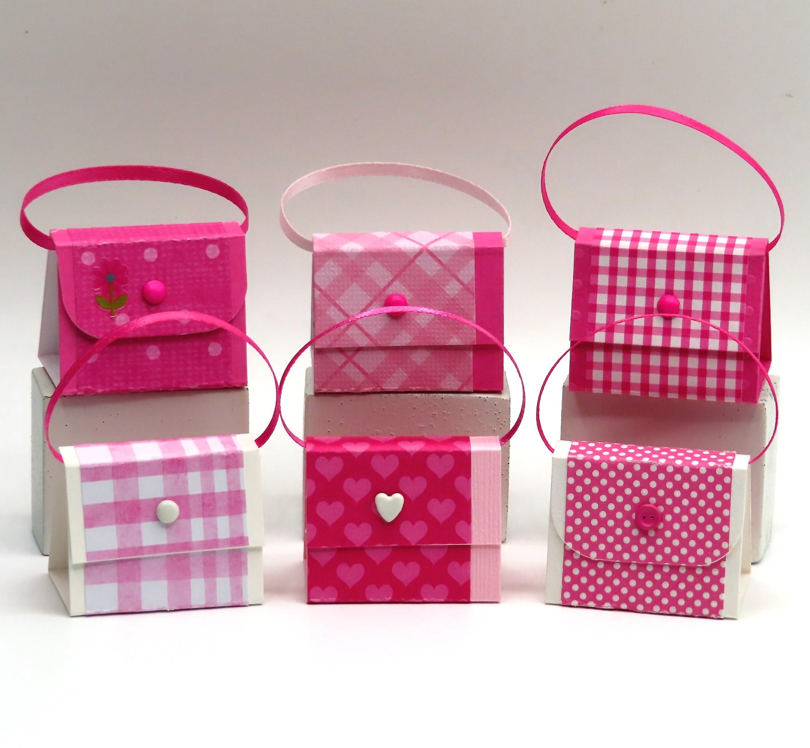 Pretty in Pink Purses for Hershey Nuggets® 2 - Set of 6, Party Favors ...