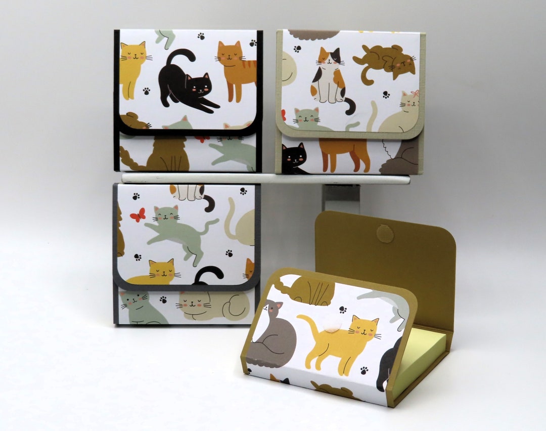 Cats Sticky Note Pads 11 - Set of 4, Sticky Notepads - Etsy