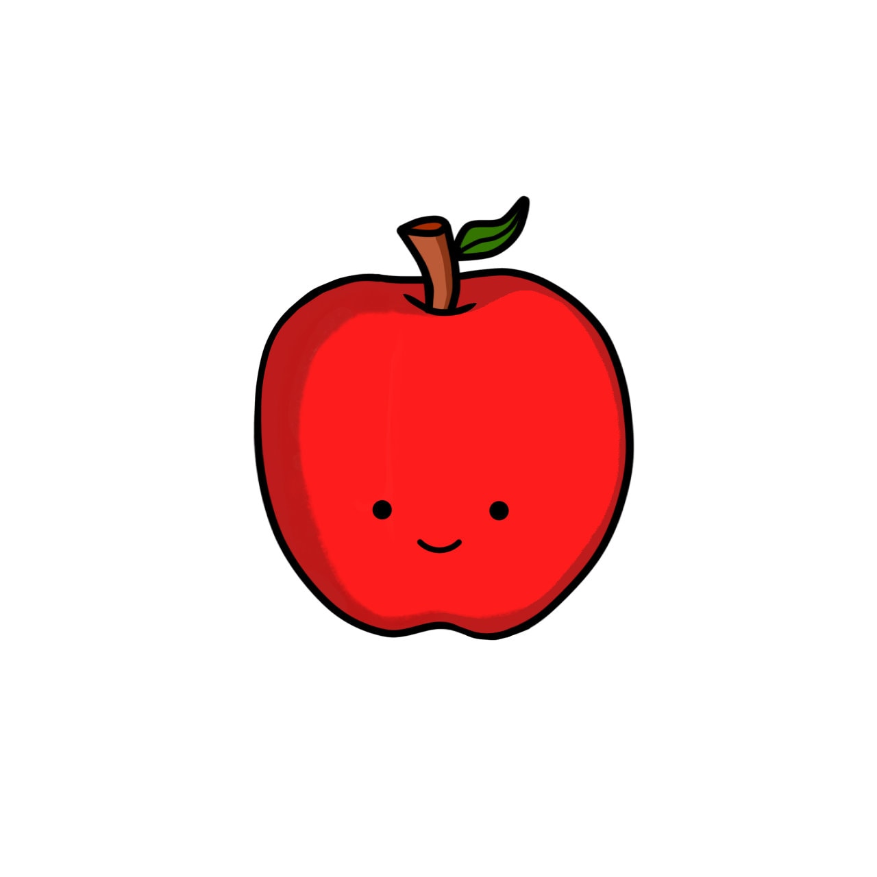 Apple, Clipart, Png, Kawaii, Fruit, Kawaii, Apple, Fruit, Cute, Comic ...