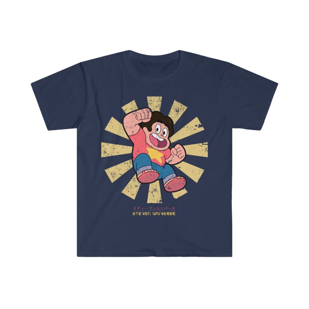 Steven Universe Retro Japanese Men's Fitted Short Sleeve Tee - Etsy