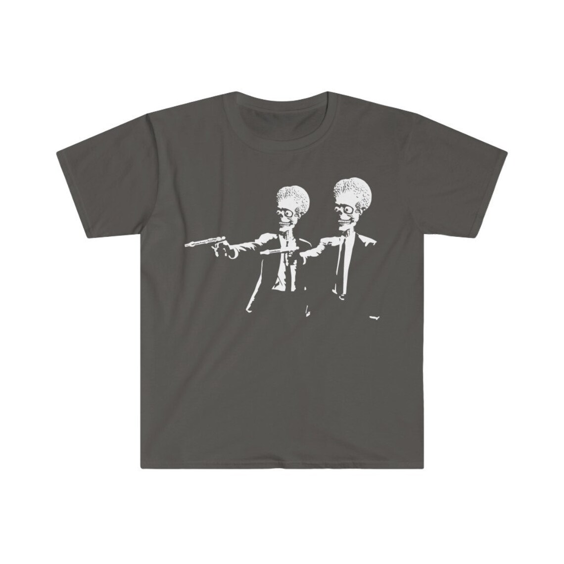 Mars Attacks Pulp Fiction Men's Fitted Short Sleeve Tee - Etsy
