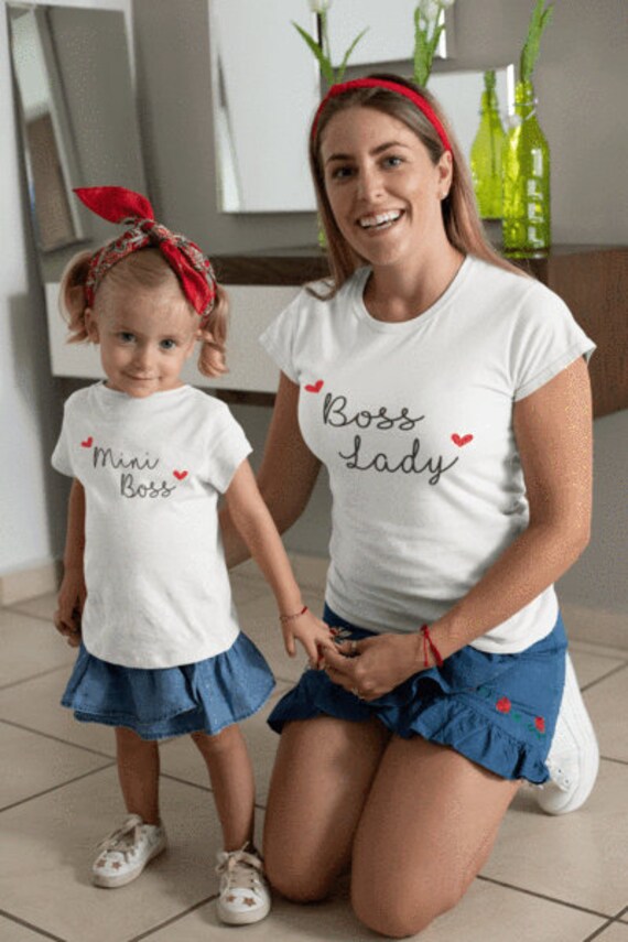 Boss lady mini boss matching shirts store