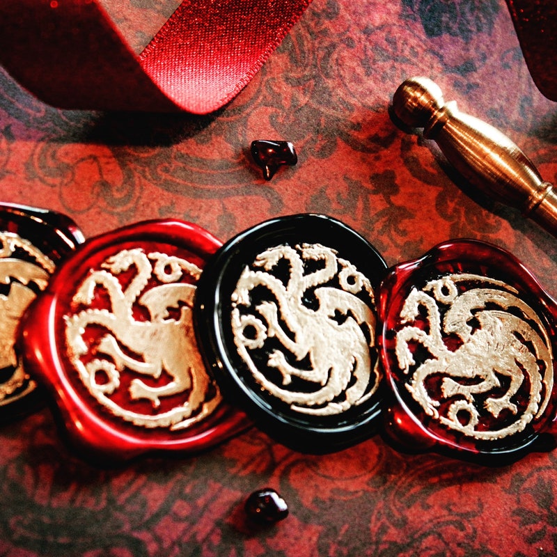 Wax Seal Stamp Kit Dragon - Etsy