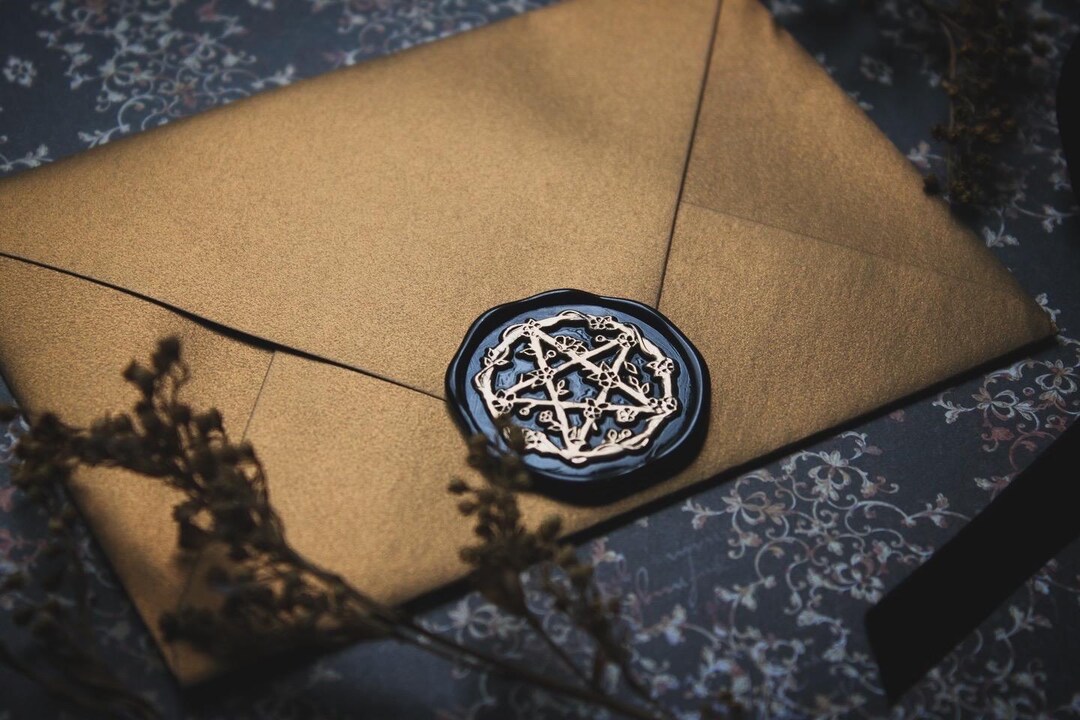 The Blessed Be - Pre-made Adhesive Wax Seal Set | Yule | Wicca ...
