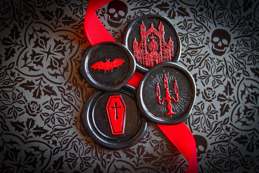 The Dracula's Castle - Pre-made Wax Seal Set | Vampire | Gothic ...