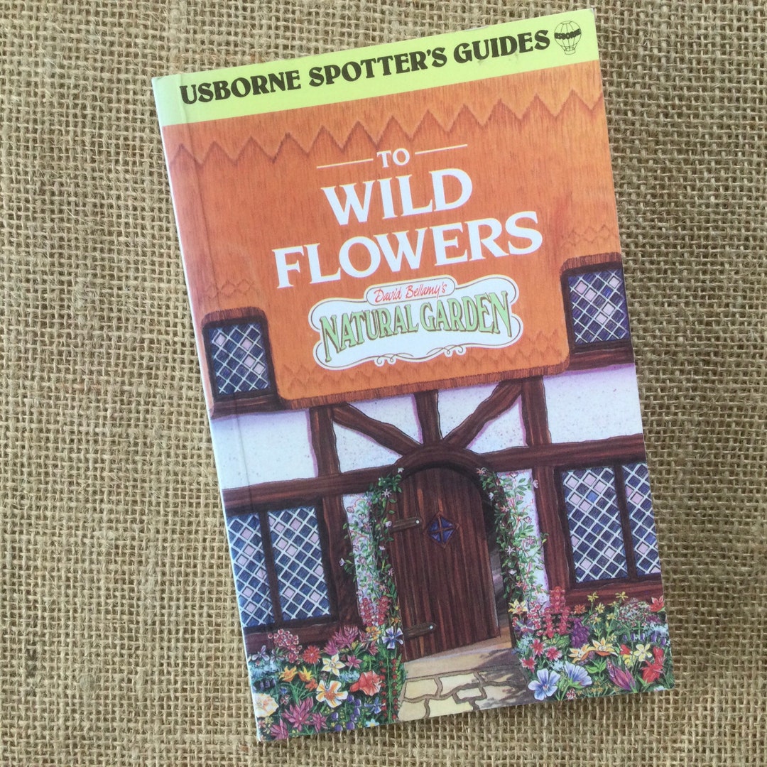Vintage Book usborne Spotters Guide to Wild Flowers - Etsy