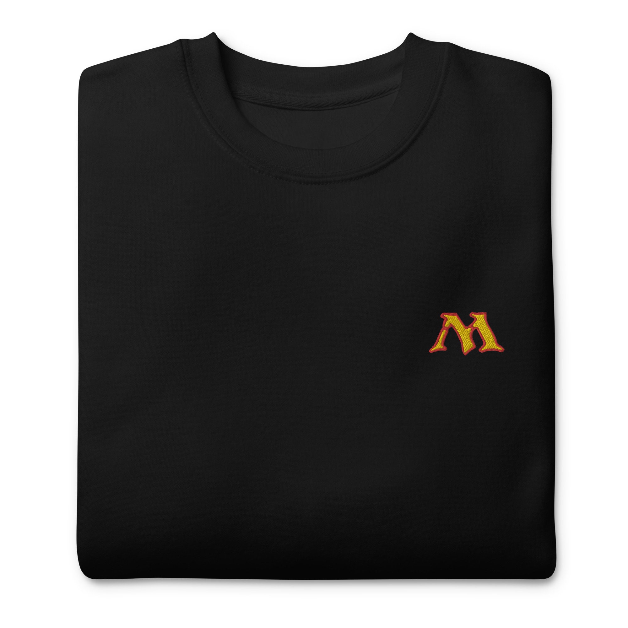 Magic the Gathering MTG M Classic Logo Embroidered Crewneck Sweatshirt ...