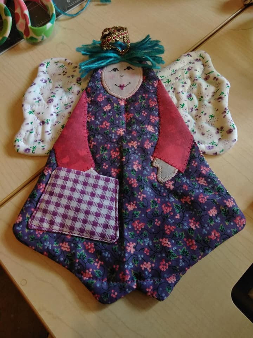 Quilted Tooth Fairy Pattern - Holds Tooth or Money in Her Pocket - Etsy