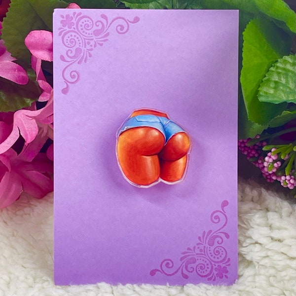 Big Booty Pin Etsy