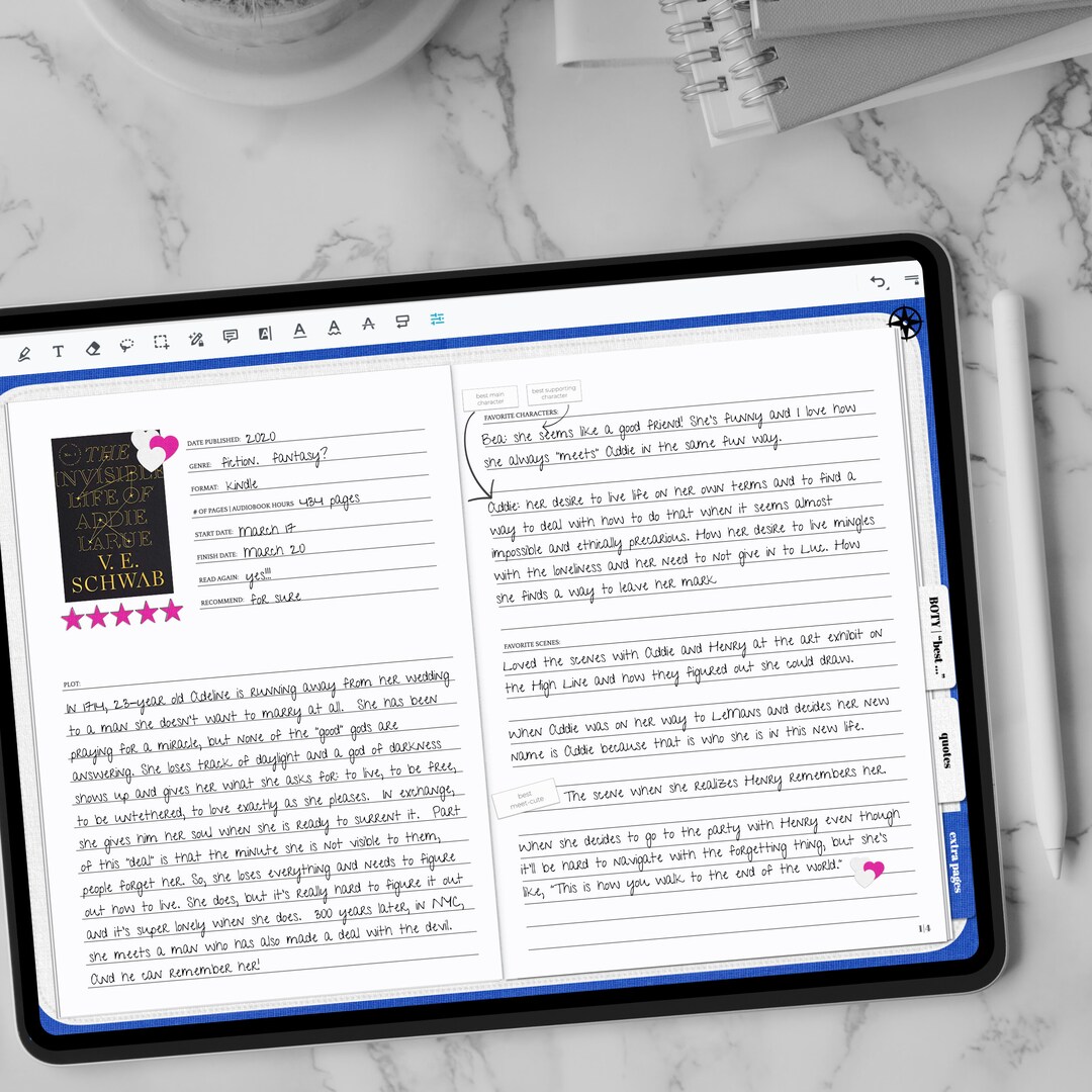 BOOK CLUB Digital Reading Journal | Digital Book Journal for Book Clubs ...