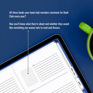 BOOK CLUB Digital Reading Journal | Digital Book Journal for Book Clubs ...