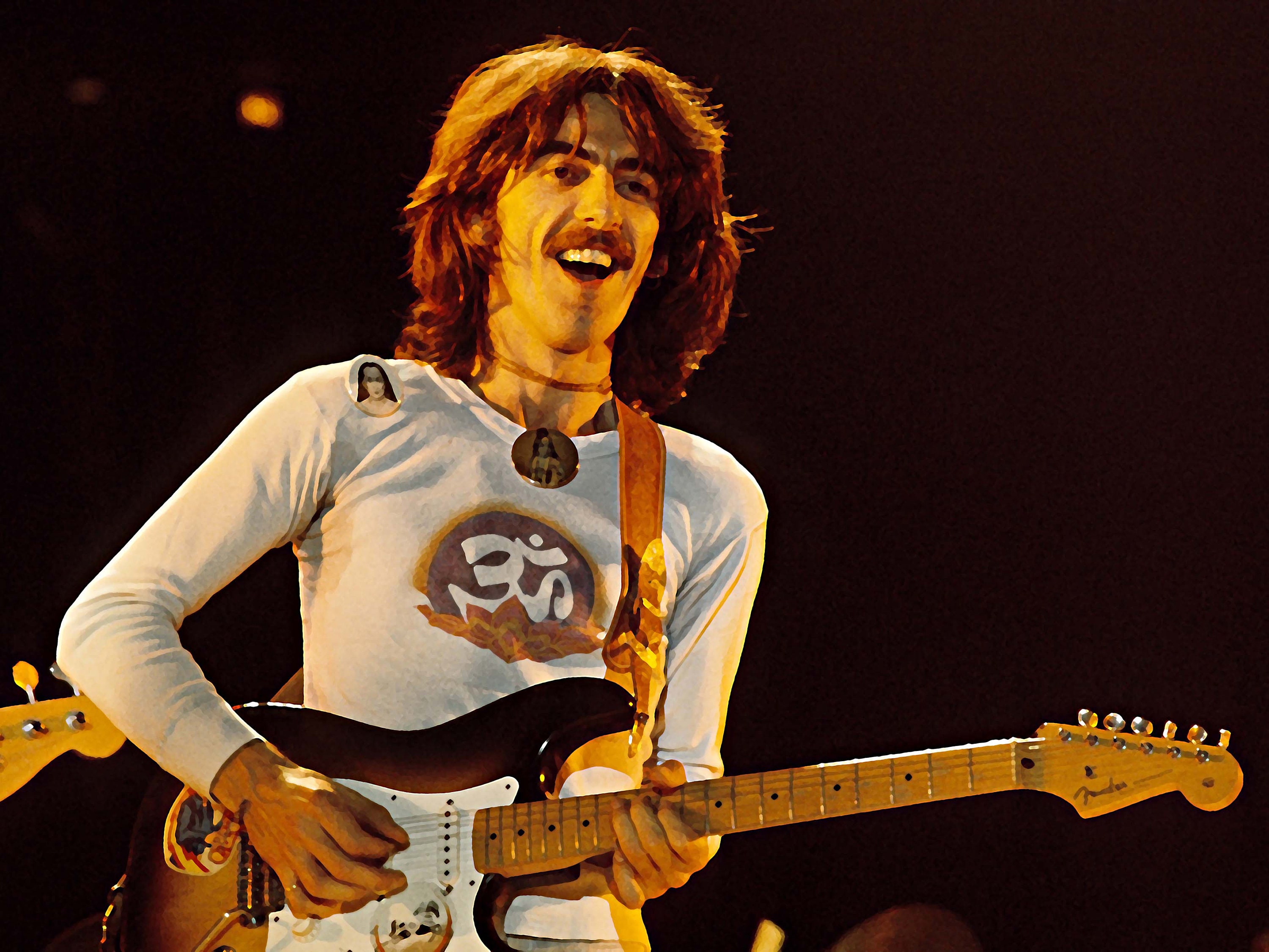 George Harrison in 1974 Art Poster My Sweet Lord George | Etsy