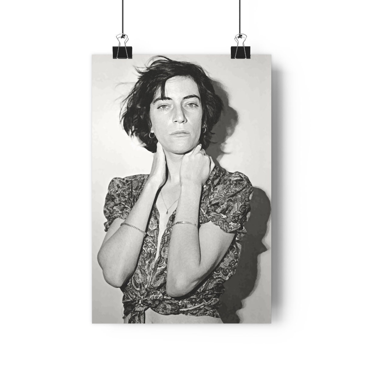 Patti Smith Art Poster Punk Rock Print Patti Smith Gift Mixed | Etsy