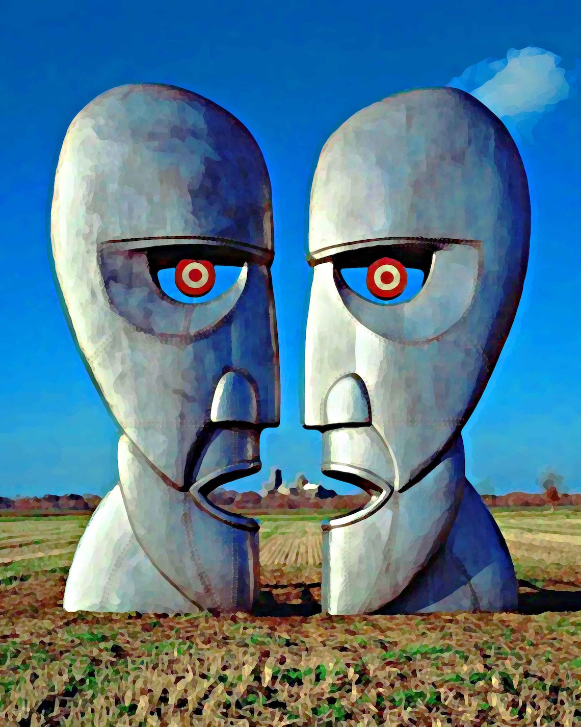 Pink Floyd The Division Bell Art Print David Gilmour Richard - Etsy