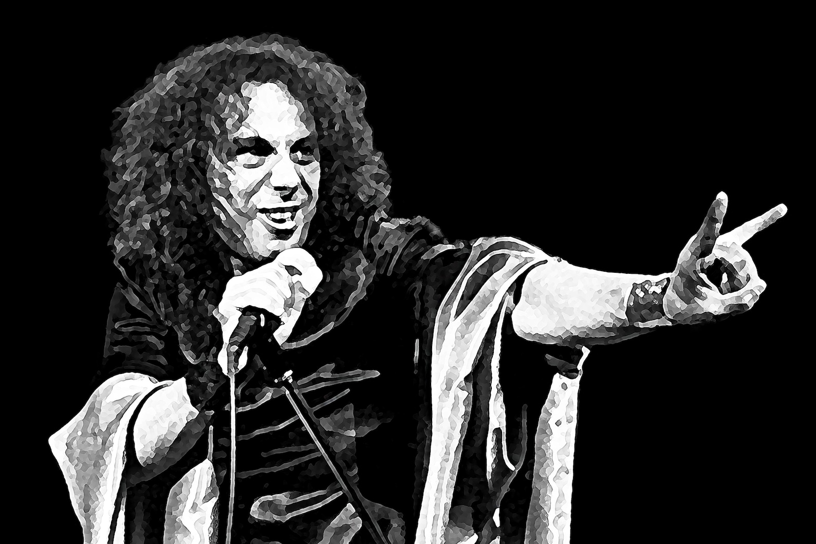 Ronnie James Dio Art Poster Hard Rock Ronnie James Dio Print - Etsy