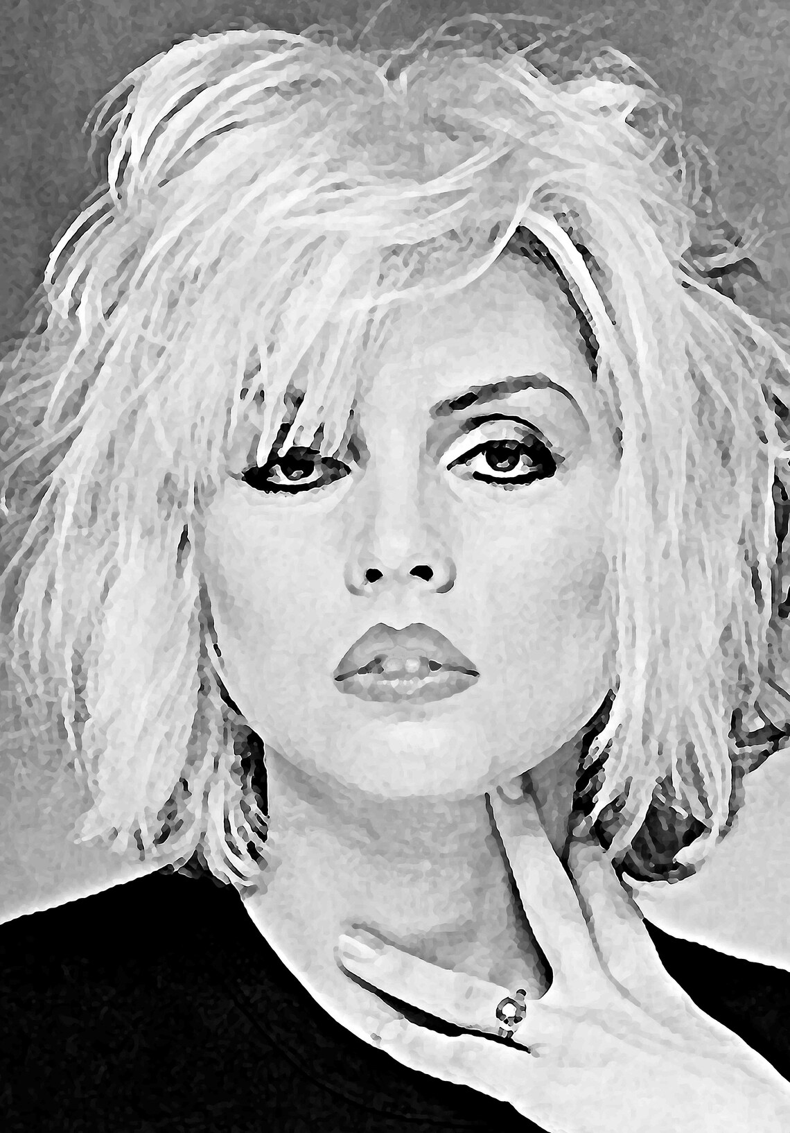 Debbie Harry Art Pop Rock Print Blondie Poster New Vave - Etsy France
