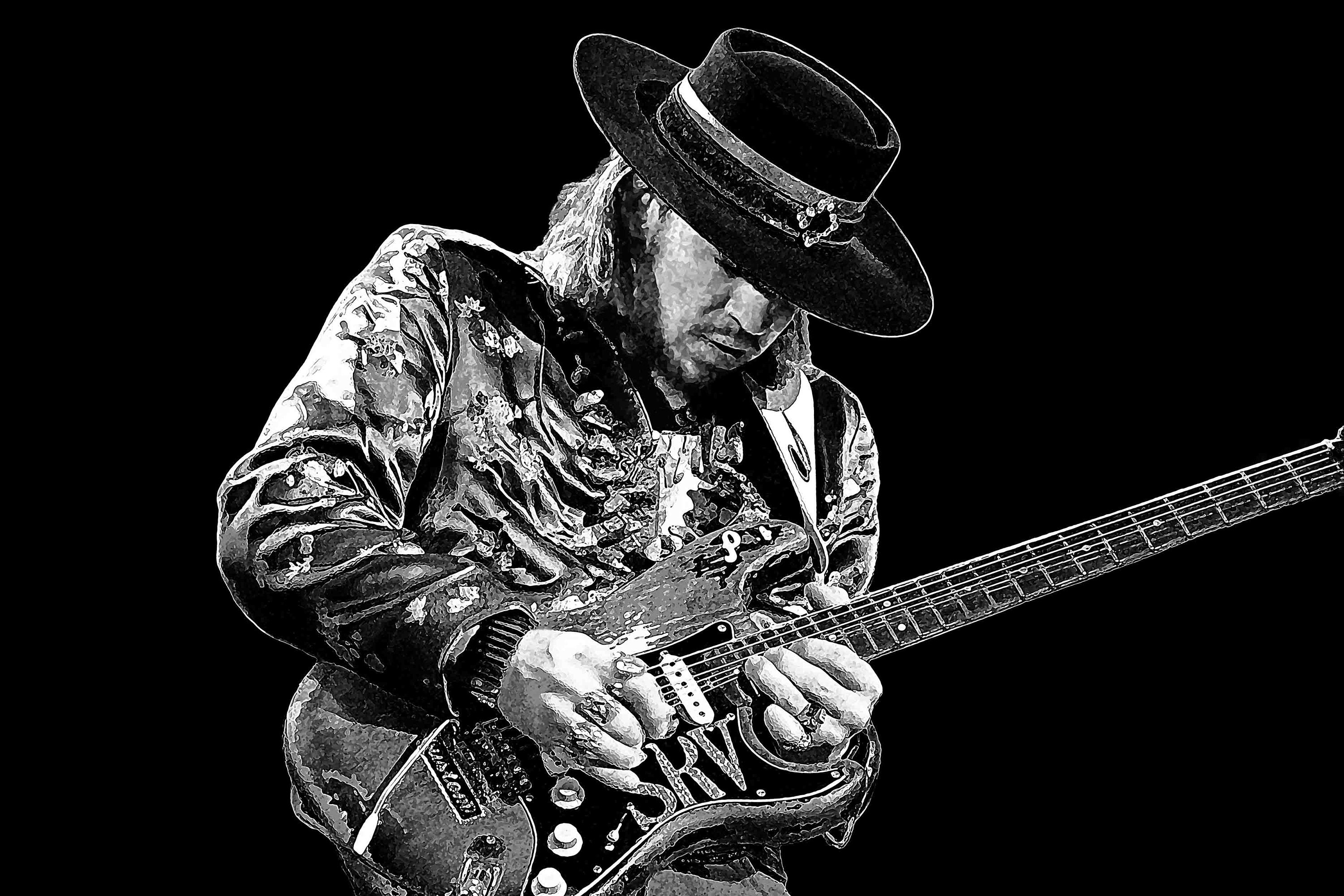 Stevie Ray Vaughan Art Poster Texas Blues Stevie Ray Vaughan | Etsy