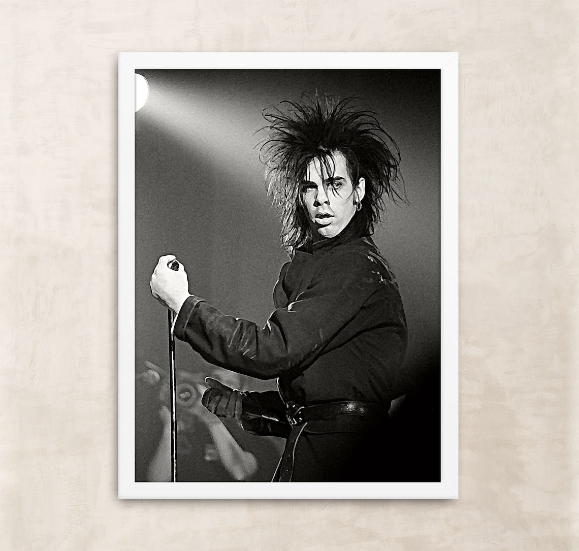 Nick Cave 1982 Print Post-Punk Gothic Rock Alternative Rock | Etsy