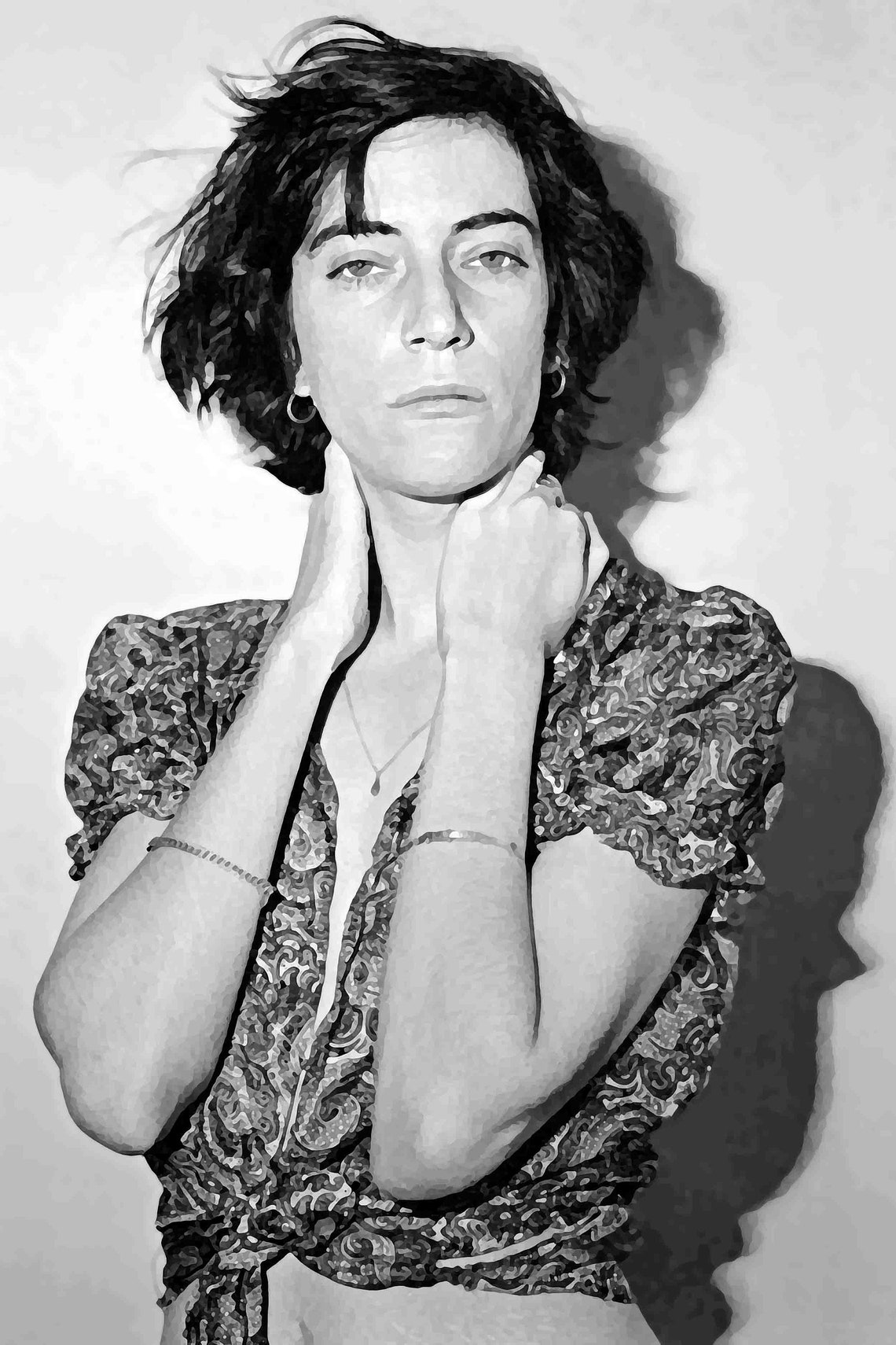 Patti Smith Art Poster Punk Rock Print Patti Smith Gift Mixed | Etsy