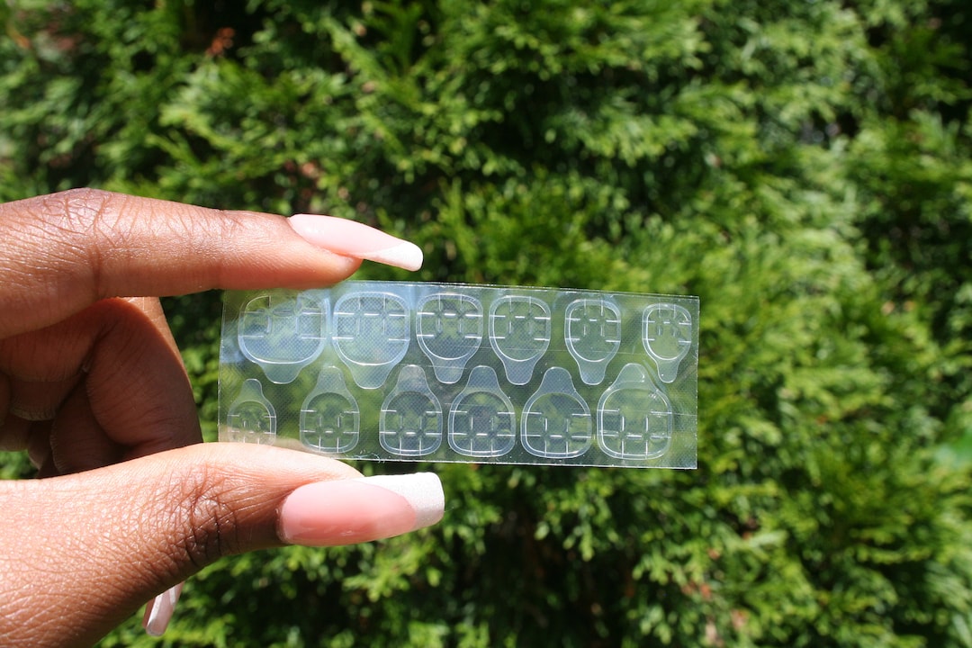 12 Adhesive Tabs for Press on Nails | Glue Tabs for Handmade Press on ...