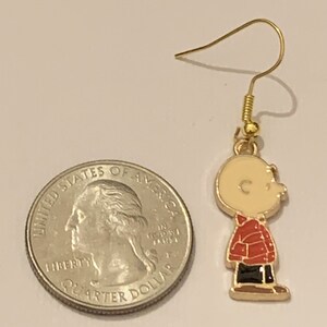Charlie Brown Earring, Charlie Brown, Peanuts Earrings, Peanuts, Dangle ...