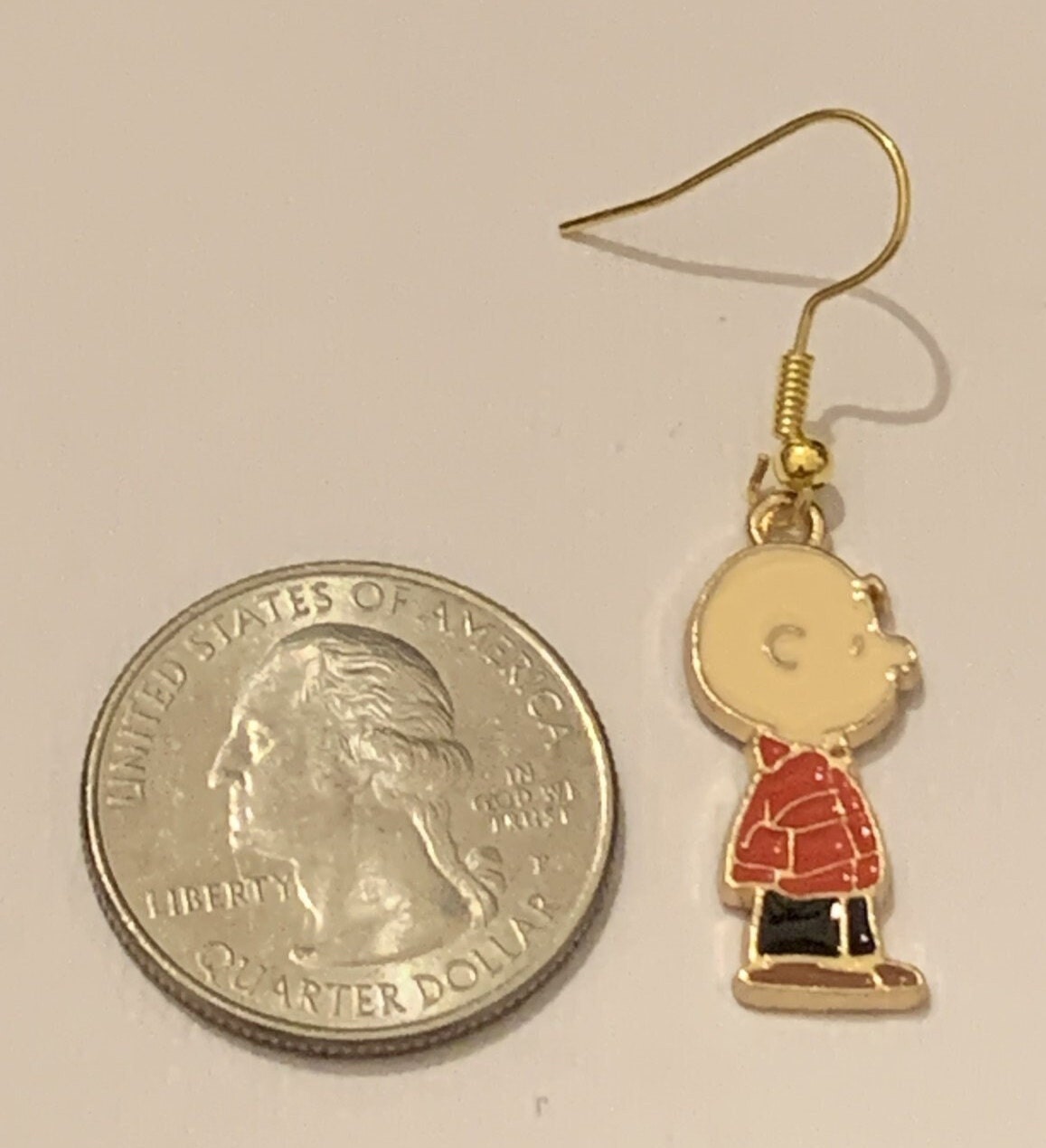 Charlie Brown Earring, Charlie Brown, Peanuts Earrings, Peanuts, Dangle ...