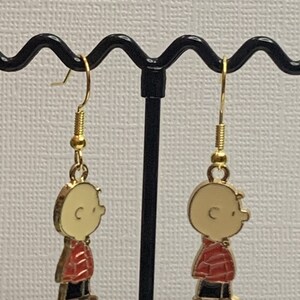 Charlie Brown Earring, Charlie Brown, Peanuts Earrings, Peanuts, Dangle ...
