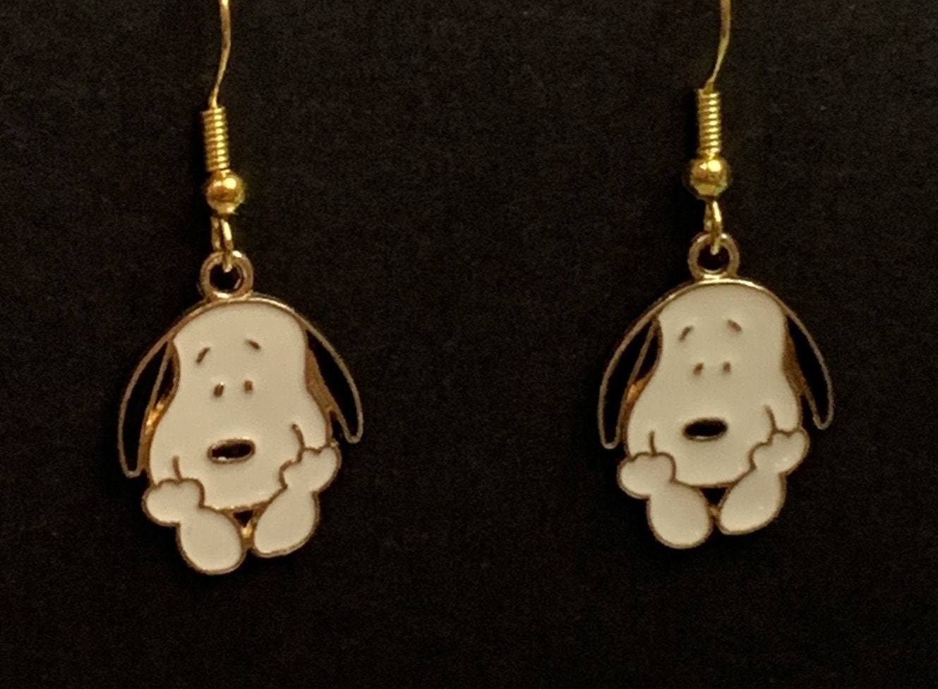 Snoopy Earring, Snoopy, Dangle Earring, Unique Earrings, Animal ...