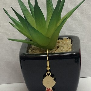 Charlie Brown Earring, Charlie Brown, Peanuts Earrings, Peanuts, Dangle ...