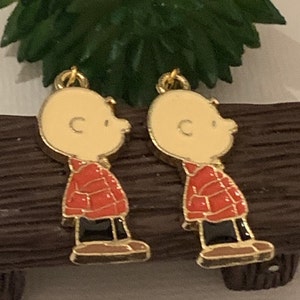 Charlie Brown Earring, Charlie Brown, Peanuts Earrings, Peanuts, Dangle ...
