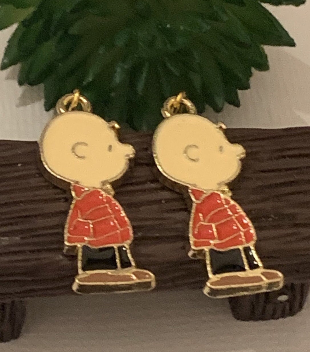 Charlie Brown Earring, Charlie Brown, Peanuts Earrings, Peanuts, Dangle ...