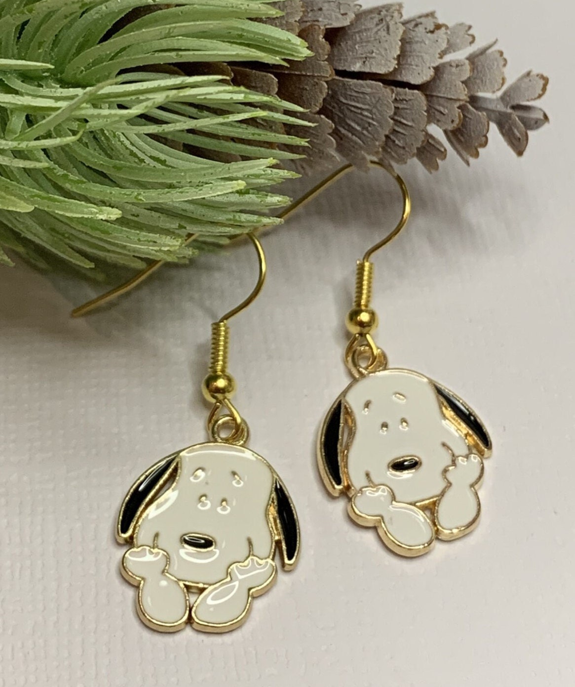 Snoopy Earring, Snoopy, Dangle Earring, Unique Earrings, Animal ...