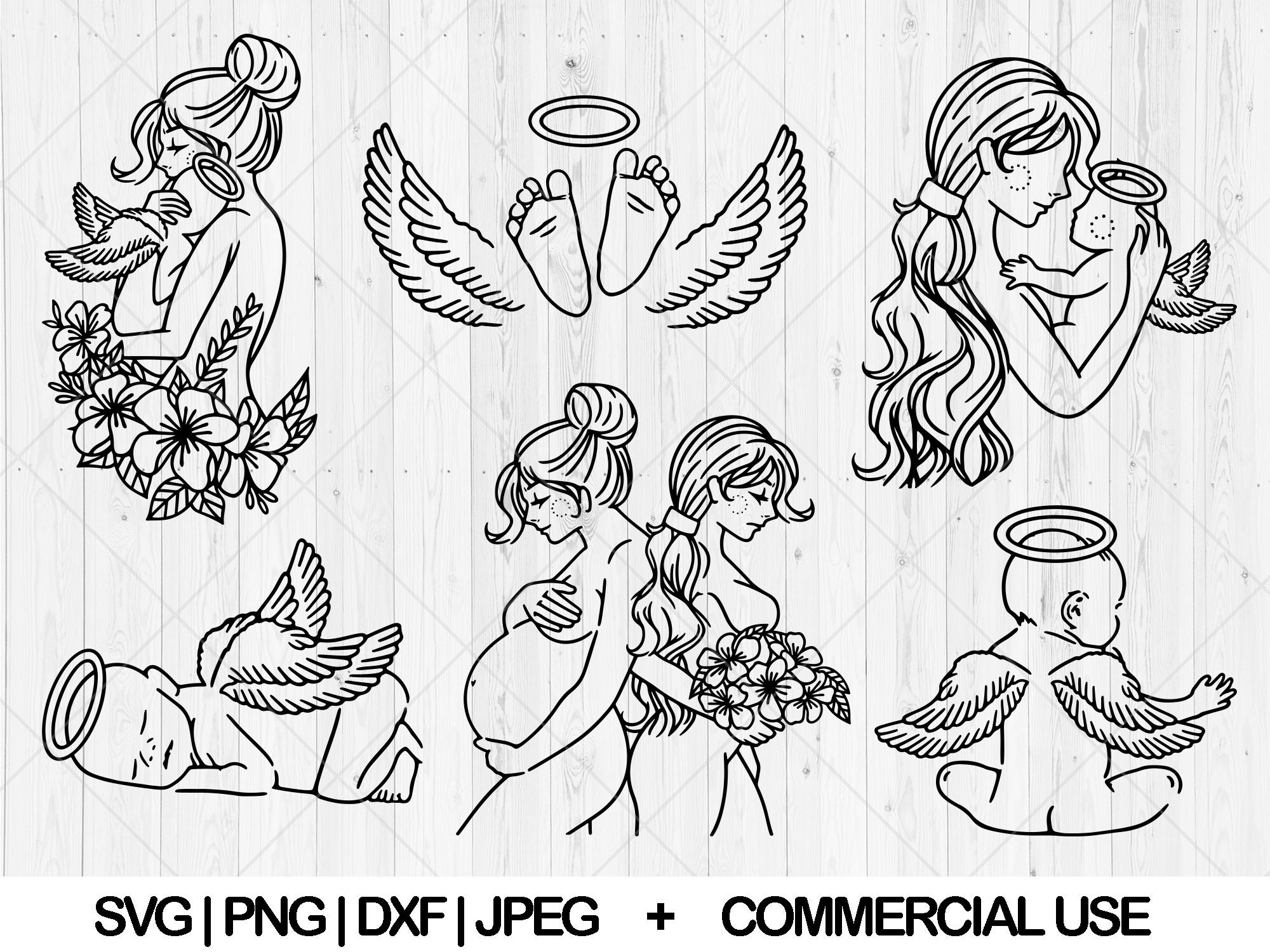Baby Loss Memorial Svg Bundle, Pregnancy and Infant Loss Svg, Baby ...