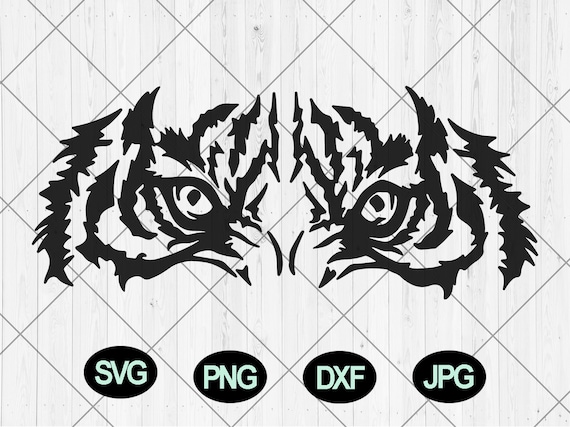 Tiger Eyes Svg Tiger Head Svg Dxf Png Jpg Tiger Face Svg - Etsy