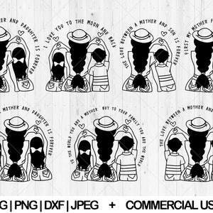 Mommy and Me Svg Bundle, Mother's Day Svg, Png, Dxf, Jpg, Mini Me Svg ...