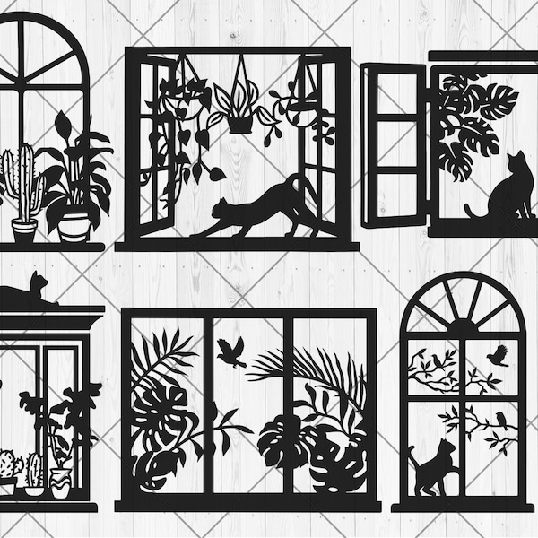 Window Svg - Etsy