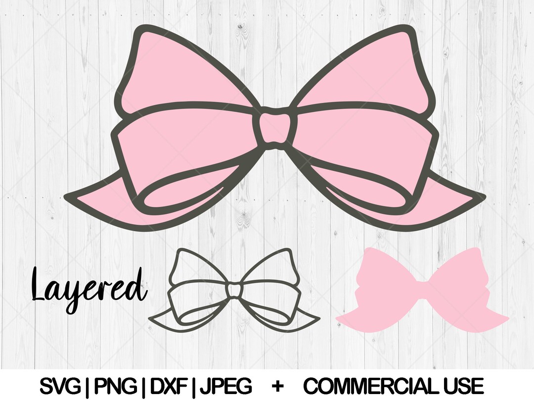 Cheer Bow Svg, Big Bow Svg, Dxf, Png, Jpg, Bow Tie Svg, Cute Bow Svg ...