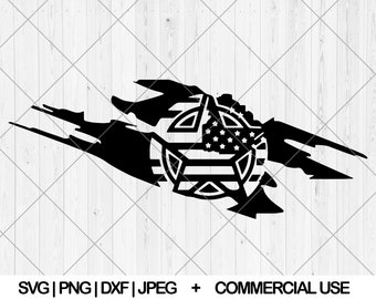 Army Star Flag Svg - Etsy