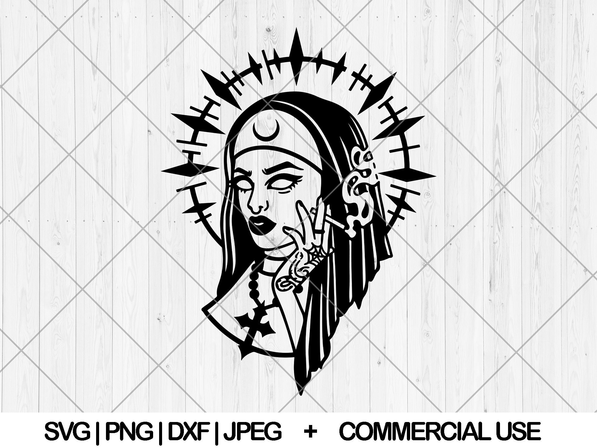 Unholy Nun Svg