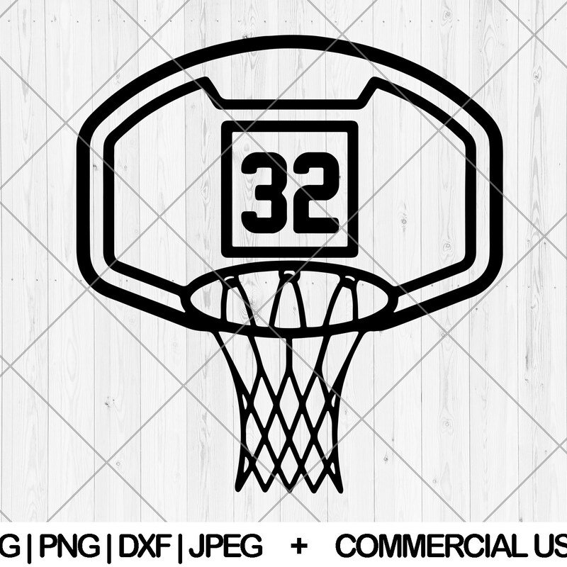 Basketball Net Svg - Etsy