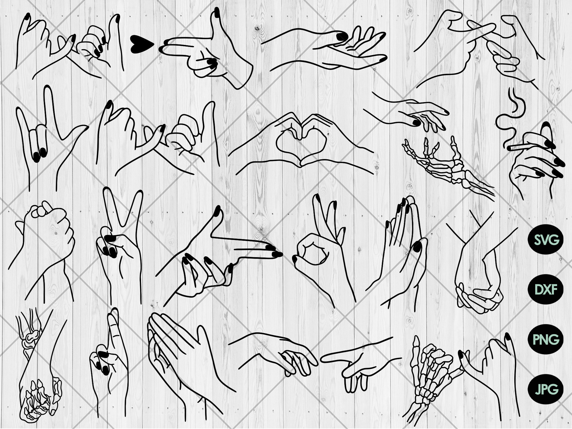 Pinky Promise Svg Bundle Holding Hands Svg Png Dxf Jpg | Etsy
