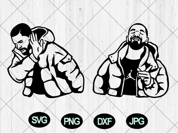 Drake Hotline Bling Meme Svg Funny Drake Face Svg Dxf Png | Etsy