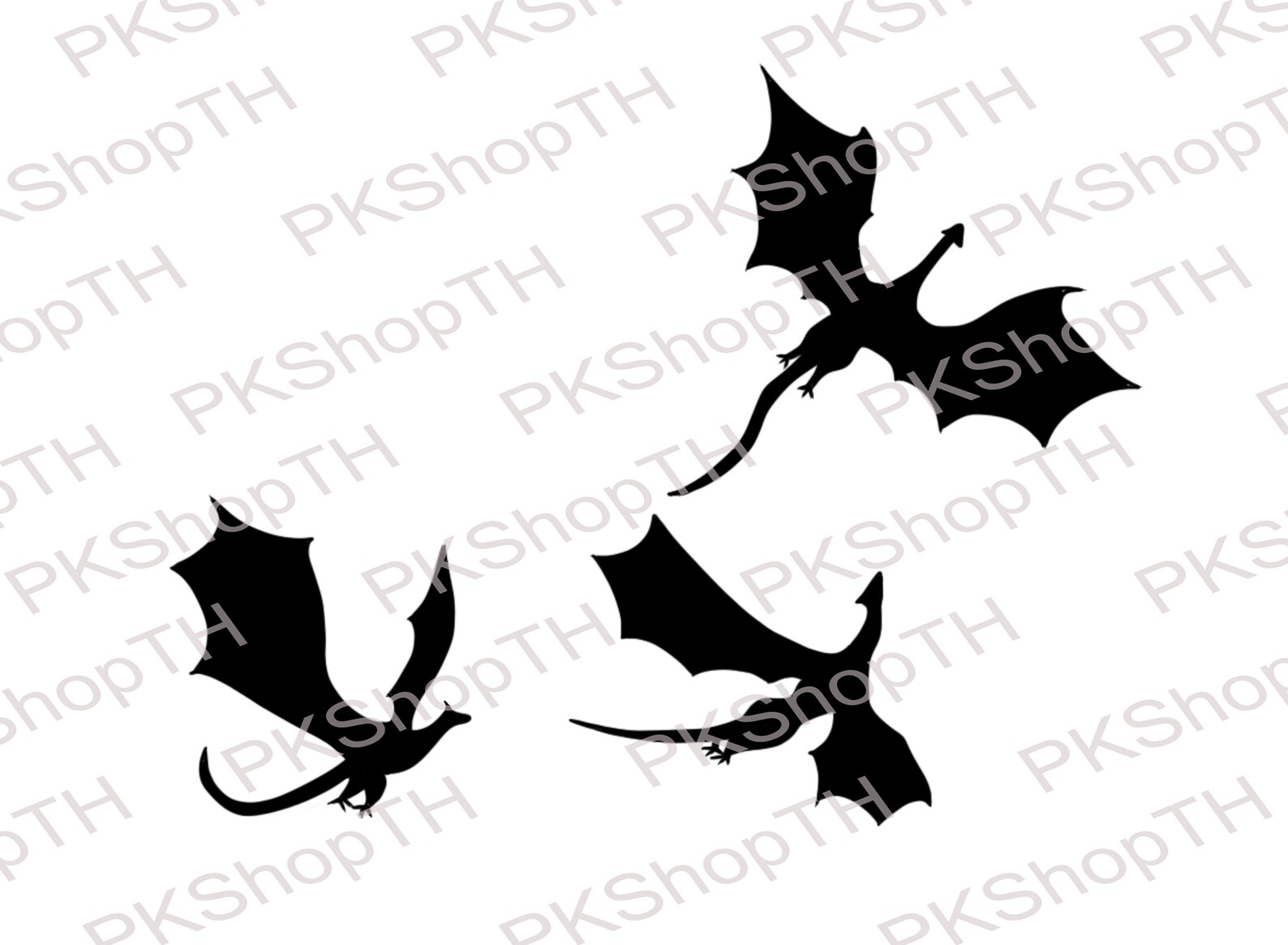 Flying dragons svg bundle Dragon svg png pdf jpg Little | Etsy