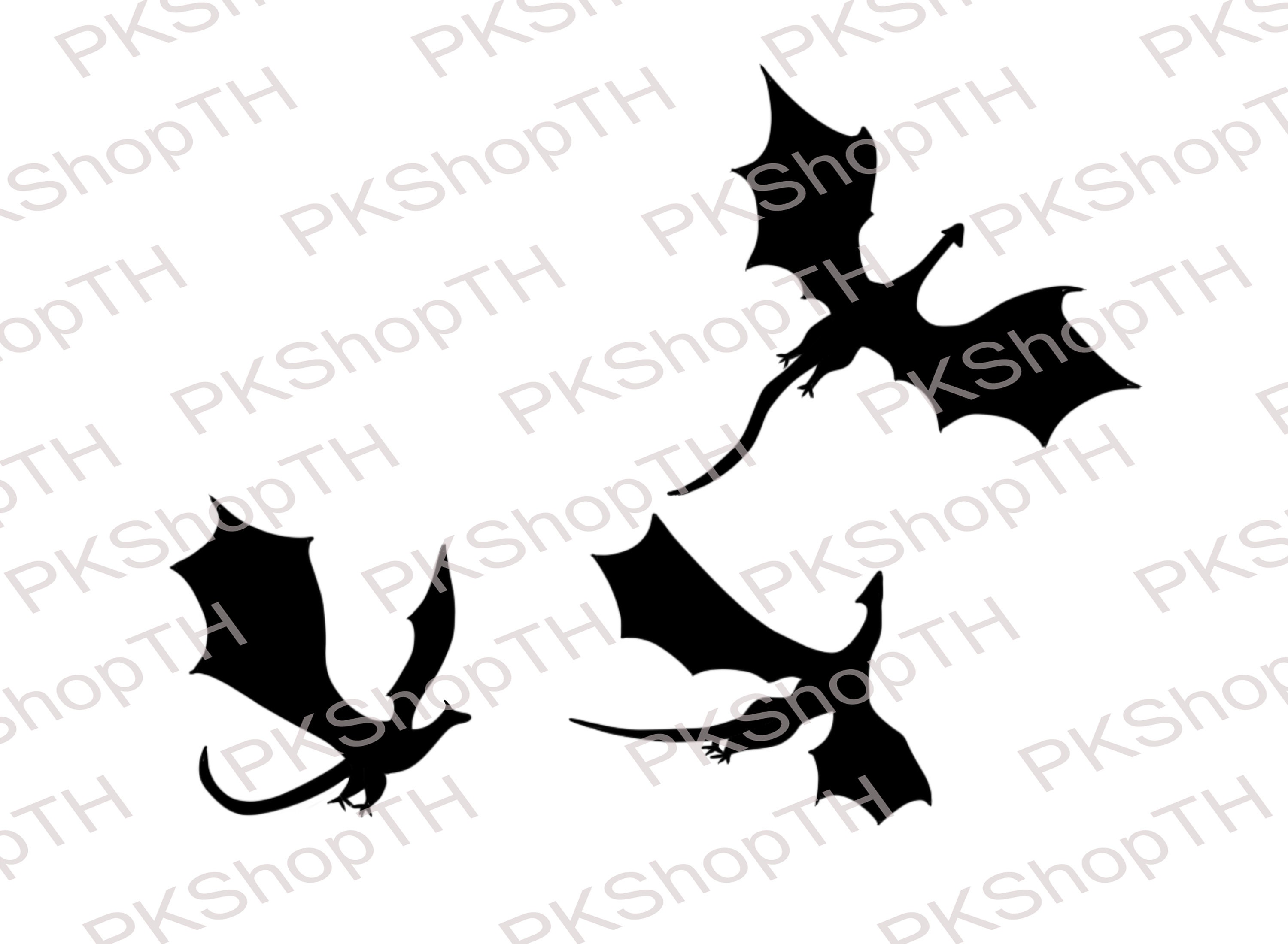 Fliegende Drachen Svg-Bundle Dragon svg png pdf jpg | Etsy