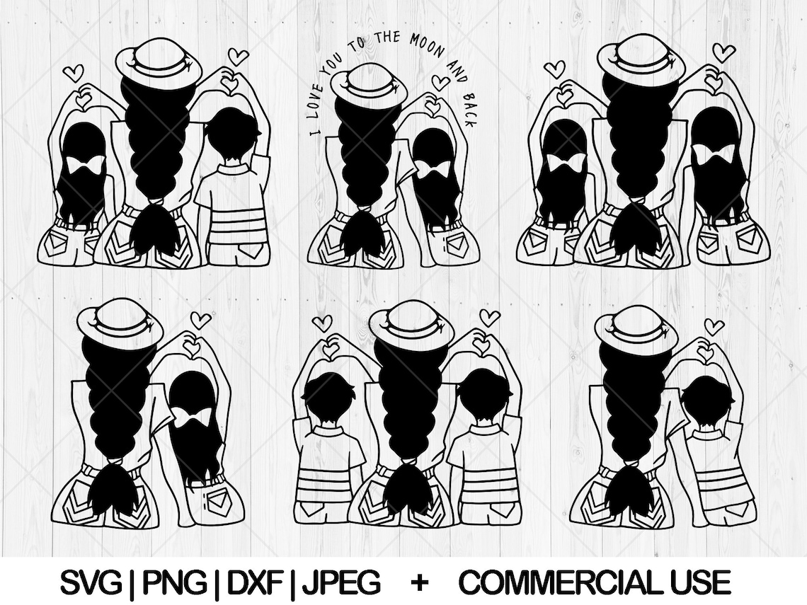 Mommy and Me Svg Bundle, Mother's Day Svg, Png, Dxf, Jpg, Mini Me Svg ...