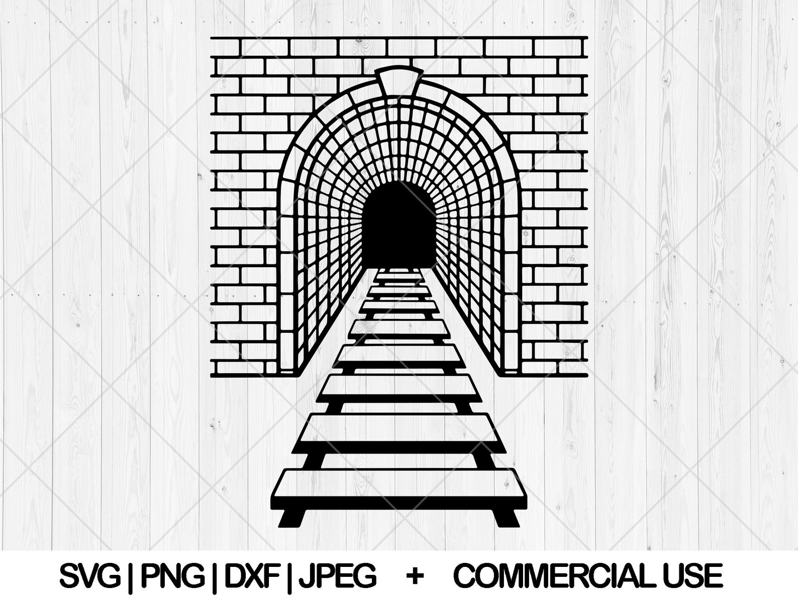 Train Tunnel Svg Tunnel Svg Dxf Png Jpg Train Station - Etsy