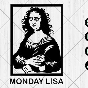 Monday Lisa Svg - Etsy