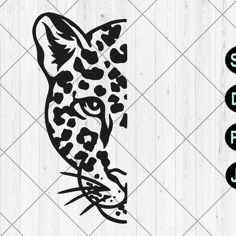 Leopard Svg - Etsy